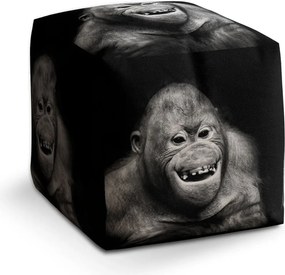 Sablio Taburet Cube Orangutan - 50x50x50 cm