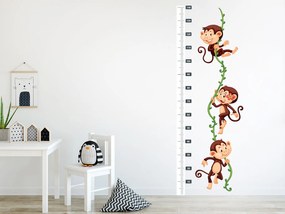 Nalepte.cz Metr opičky na liánách 50 x 140 cm