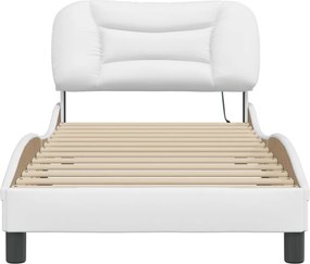 Rám postele s LED bez matrace Hvar bílý 80 x 200 cm 3213893