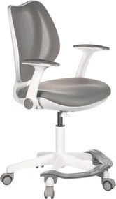 Dětská otočná židle šedá KA-C806 GREY