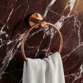 Rea Modern, prstenový věšák na ručník, Ring 6610, měděná matná, REA-98047