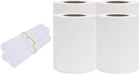 Zabezpečovací pásky PVC 140 x 0,19 m bílé 147860