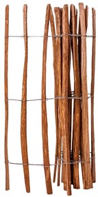 vidaXL Laťkový plot lískové dřevo 120 x 250 cm