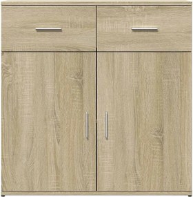 Příborníky 2 ks dub sonoma 79 x 38 x 80 cm kompozitní dřevo 3276618