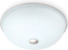 Tchibo - Stropní/nástěnné svítidlo s LED a skleněným stínítkem - barva: bílá