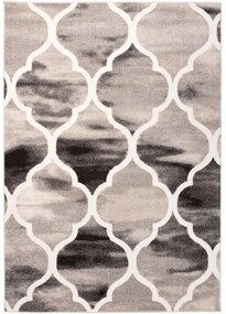 Kusový koberec Velká mříž krémově hnědý 180x260cm