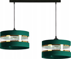 Velká Závěsná Lampa 2xE27 Stínidla Různé Barvy 30CM Edison Led