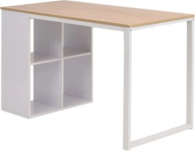 Psací stůl 120 x 60 x 75 cm dub a bílý 245720