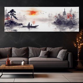 Obraz na plátně - Převozník Takuya FeelHappy.cz Velikost obrazu: 120 x 40 cm