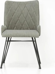 Designová jídelní židle Adesso šedá/černá