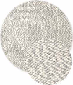 ELLE Decoration, Kusový koberec Lyon Beans 106317 Natural Cream Grey kruh z kolekce Elle, 160x160 (průměr) kruh, šedá, ložnice