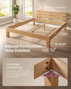 Manželská postel s LED osvětlením a USB 160×200 cm RMB255Y101