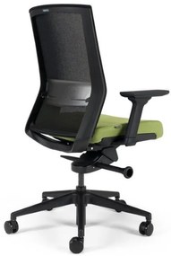 Kancelářská ergonomická židle BESTUHL S27 BLACK — více barev, snímatelný potah Černá