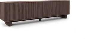 TV stolek Trenza 200 cm na nožkách ořech lincoln