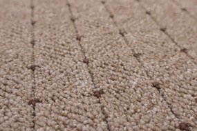 Condor Carpets, Kusový koberec Udinese béžový new kruh, 67x67 (průměr) kruh, béžová, chodba / předsíň