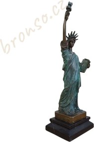 Socha svobody – bronzová soška, symbol volnosti a naděj