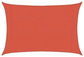 Plachta proti slunci 160 g/m² terakotová 3 x 5 m HDPE 311349