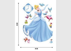 Dětská samolepka na zeď Disney Popelka | 65 x 85 cm | DDK865