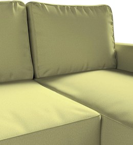 Potah na pohovku IKEA Backabro rozkládací se šezlongem barva zelená látka lesklé, sametová