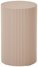 House Nordic Odkládací stolek FARENSE ø30 cm šedobéžový