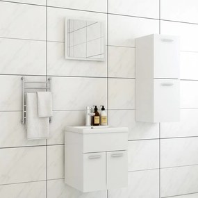 Set koupelnového nábytku bílý dřevotříska 3070991