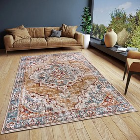 Hanse Home Collection koberce Kusový koberec Luxor 105645 Strozzi Red Multicolor - 200x280 cm
