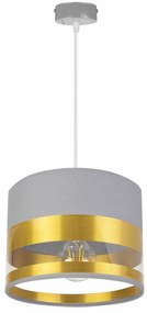 Závěsné svítidlo INTENSE GOLD, 1x textilní stínítko (výběr ze 6 barev), (výběr ze 3 barev konstrukce)