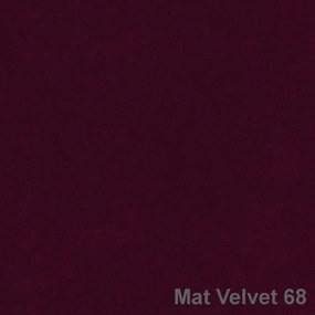 Designová čalouněná postel MIRA, 200x160, vínová (matt velvet 68/pouze rám postele/beg_14_co_1.6)