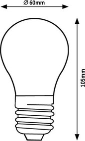 Rabalux LED žárovka Filament jantar A60 4W E27 79166