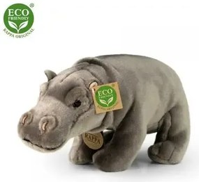 RAPPA Plyšový hroch stojící 30 cm / ECO-FRIENDLY / od 0 měsíců