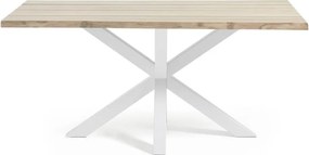 Jídelní stůl s deskou v dubovém dekoru 90x160 cm Argo – Kave Home