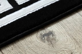 Dywany Łuszczów Kusový koberec Gloss 6776 85 greek black/ivory Rozměry koberců: 200x290