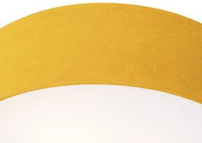 Moderní stropní svítidlo okrové 40 cm - Buben