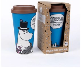 Cestovní hrnek Moominpappa modrý 450ml, NordicBuddies Finsko