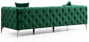 Atelier del Sofa 3-místná pohovka Como - Green, Zelená