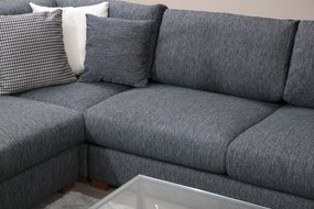 Atelier del Sofa Rohová sedací souprava Loop 7, Antracitová