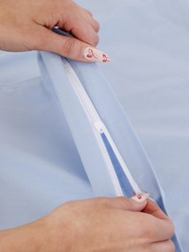 MK Lůžkoviny Bavlněný povlak na polštář Renforcé 40 × 60 cm - Jasmine světle modrá