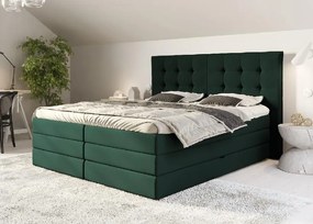 Postel boxspring Stela 180x200 s úložným prostorem + topper zdarma