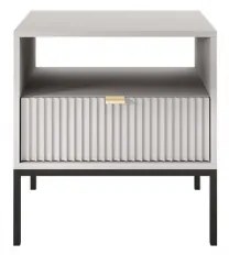 Noční stolek Mijano MS54, Barva: bílá