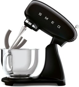 Černý kuchyňský robot 50's Retro Style – SMEG