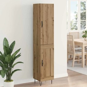 Vysoký bufet Artisanový dub 34,5 x 34 x 90 cm Kompozitní dřevo 3402727