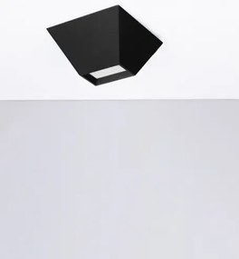 LED černé moderní stropní svítidlo Utopia