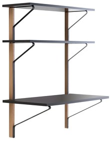 Artek pracovní stoly Kaari Wall Shelf with Desk 100x55