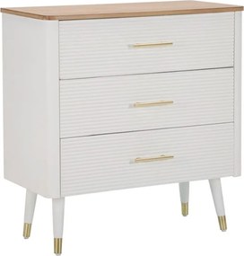 Designová komoda Gerlinde 78 cm bílá