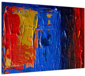 Skleněný obraz malířských barev (70x50 cm)