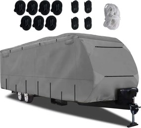 Costway Kryt karavanu z netkané textilie ochranný kryt plachty – 524 × 260 cm