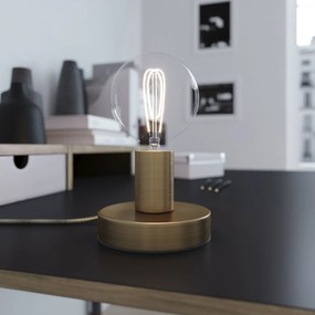 creative cables Kovová stolní lampa Posaluce Barva: Lesklá bílá