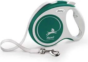 FLEXI Vodítko Comfort Plus M zelené / Pásek 5 m / Samonavíjecí / Pro p