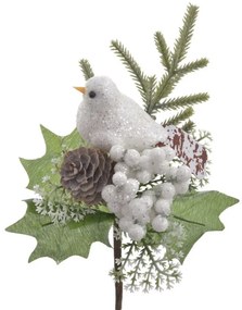 Vánoční větvička S ptáčkem