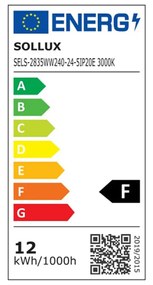 Nástěnné LED svítidlo Lahti s, 1x LED 8-10w, 3000k, b